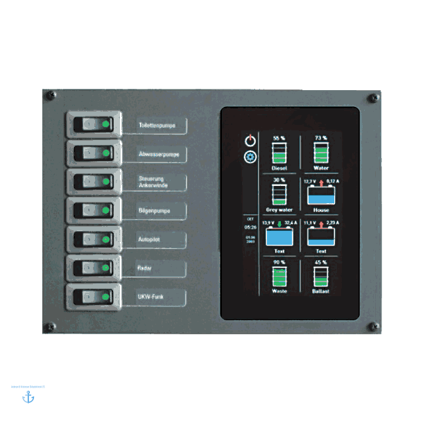STV 267 - Grå el-paneler - Andersen og Kristensen Skibselektronik ApS