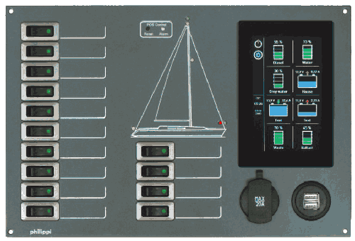 STV 274 - Grå el-paneler - Andersen og Kristensen Skibselektronik ApS